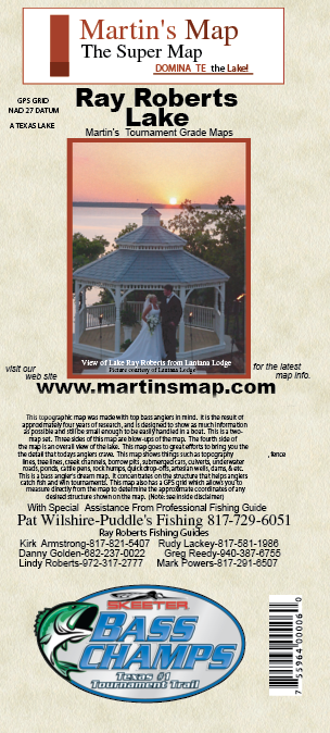 Ray Roberts Lake Map - Martins Map - The Super Map