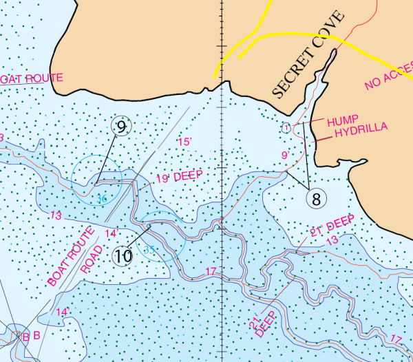 LEARN THE LAKE SERIES - SECRET COVE - Martins Map - The Super Map